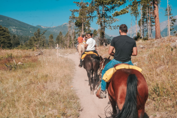 9 scenic photos - Estes Park horseback riding - Viva La Chispa